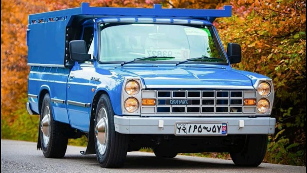 Introducing Nissan Zamyad, known as the Blue Nissan! - آی آر لوکس کارز